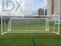 China 5m X 2m Soccer Goal Open Goal Weather Resistant  Soccer Net Portable Aluminum for sale