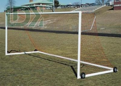 China 3m X 2m Outdoor  Movable Goal Posts Movable Soccer Nets For Backyard for sale