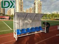 China Customized Football Subs Bench Shelter Area Bench For Stadium Substitute Bench Football for sale