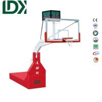China Durable Basketball Equipment Set Electric Hydraulic Folding Basketball Stand for sale