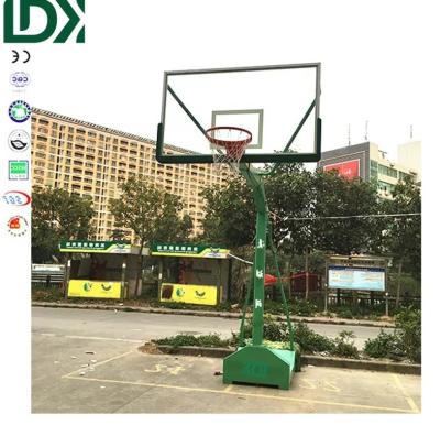 China Lifetime Outdoor Basketball Stand  Glass Backboard Basketball Hoop For Youth for sale