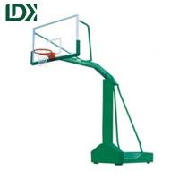 China Outdoor School Court Basketball Stand Basketball Hoop Tempered Glass Backboard On Sale for sale
