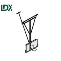 China New Design Tempered Glass Basketball Board Ceiling Mounting Basketball Hoop for sale