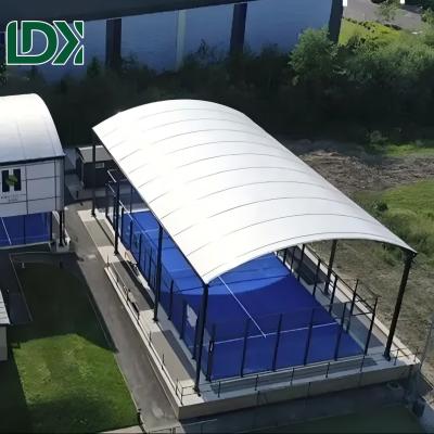 China 20m X 10m Outdoor Padel Court Equipment Panoramic Fields Padel Tennis for sale