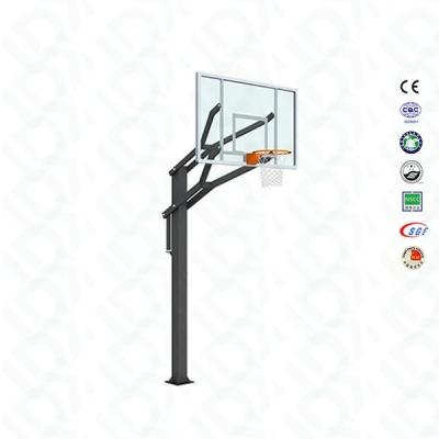 China Height Adjustable Basketball Stand Free Standing Inground Basketball Hoop For Sales for sale
