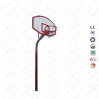 China Inground Outdoor Basketball Hoop With SMC Backboard Basketball Hoop For Driveway for sale