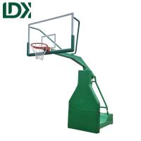 China Green Outdoor Permanent Basketball Hoop Professional Basketball Stand Basketball Rim Portable for sale