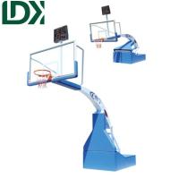 China Training 450mm Rim Hydraulic Basketball Hoop Indoor Portable Basketball Net for sale