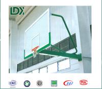 China 1.8M Indoor Basketball Hoop Tempered Glass Backboard Wall Mount Basketball Goal for sale