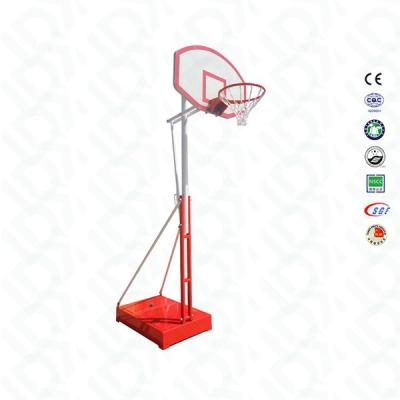 China Red Basketball Hoop Mini Basketball Goal Movable Basketball Post For Kids Hot Sales for sale