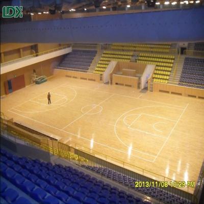 China Demountable Indoor Basketball Court Wood Floor Tile Flooring System Sports Court Backyard for sale