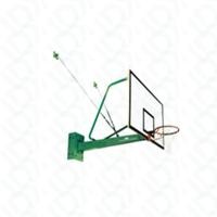 China Green Or Customized Wall Mounted Basketball Equipment Wall Hung Basketball Rim for sale