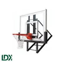 China Indoor / Outdoor Wall-Mounted Basketball Hoop With Safety Tempered Glass Professional Rim System for sale