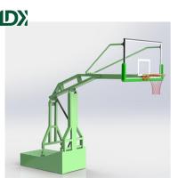 China Professional Foldable Basketball Hoop Hydraulic Adjustable Portable System for sale