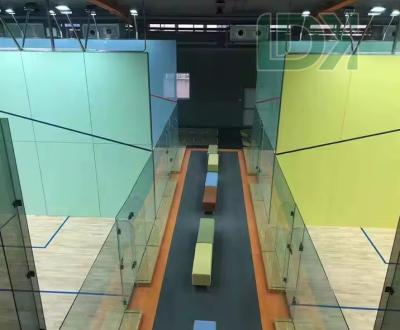 China Customized Logo Indoor Hybrid Glass Squash Court Elevate Your Multicolor Squash Experience for sale