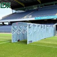China Outdoor Rainproof Detachable Mobile Football Player Tunnel 2*15*2.2m Constructed From High Grade Galvanized Steel for sale