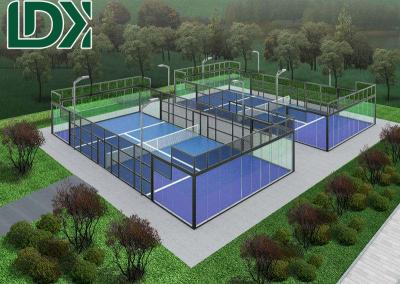 China Upgrade Game Tournament Grade 360° Panoramic Padel Court Outdoor Professional Padel Sports Equipment for sale