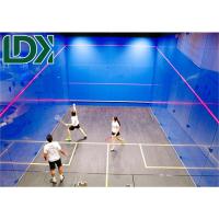 China LDK2022 Courtyard Squash Training Court Competition Grade Wood Flooring Customizable Facilities And 12mm Tempered Glass for sale