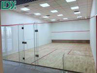 China Indoor Squash Facility With High Grade Stainless Screws And International Standard Single Double Training Court for sale