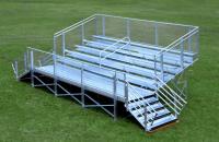 China Customized Colors Steel Galvanized Portable Aluminum Bleacher For Luxury Outdoor Football Stadium for sale