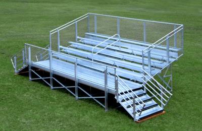 China Customized Colors Steel Galvanized Portable Aluminum Bleacher For Luxury Outdoor Football Stadium for sale