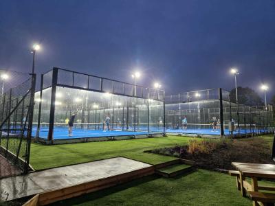 China Transform Outdoor Space Panoramic Paddle Court Artificial Turf and Foundation Included for sale