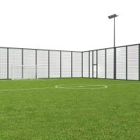 China Indoor Outdoor Closed Football Field Fence Customizable High Grade Steel Material for sale