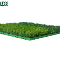 China Outdoor Garden Synthetic Grass Turf Interlocking Green Lawn Carpet For Beautiful Low-Maintenance Lawn for sale