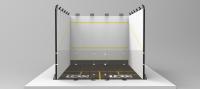 China Customize Field Size Wooden Indoor Squash Court For Single And Double Players for sale