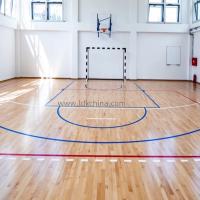 China LDK-FIBAS-N Portable Assembled Wooden Basketball Court Indoor Full System Sports Wood Floor For Indoor 32*19m Or Customize for sale
