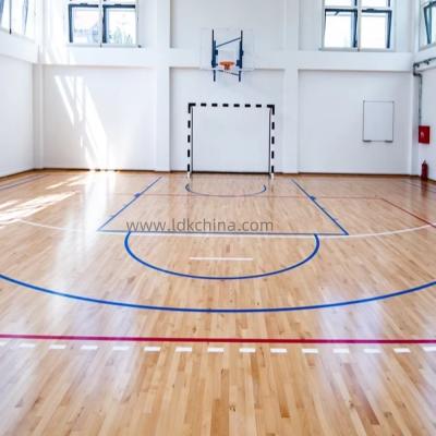China LDK-FIBAS-N Portable Assembled Wooden Basketball Court Indoor Full System Sports Wood Floor For Indoor 32*19m Or Customize for sale