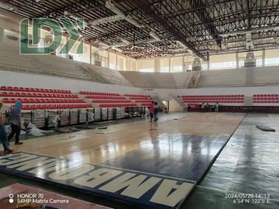 China FIBA Approved Basketball Wooden Flooring FIBA High Quality Wooden Flooring for sale