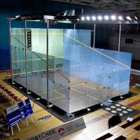 China Premium Hybrid Glass Squash Court – Vibrant Multicolor Play for Elite Performance for sale