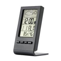 China DTH-22 Digital Large LCD Indoor Room Thermometer Hygrometer Weather Station and Calendar Clock Thermometer Digital Weather Barometer for sale