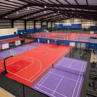 China Prefabricated Steel Structure Stadium Roof for Football Gymnasium Q235 Q355 20m Span for sale