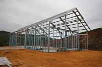 China Prefab Steel Structure Carport Garage Roof Trusses Q235B Q355B 30m Span Customizable for sale