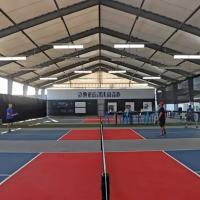 China Prefabricated Steel Structure Stadium Roof for Football Gymnasium Q235 Q355 20m Span for sale