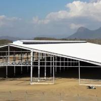 China Good Response Concrete Structure Dairy Cow Shed Building Farm Wind Resistance for sale
