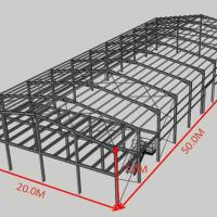 China Steel Structure Building Components Q355B Q235B for Industrial Warehouses Commercial Centers for sale