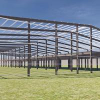 China Steel Structure Building Components Q355B Q235B for Industrial Warehouses Commercial Centers for sale