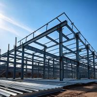 China Single Slope Roof Steel Structure Workshop for Fitness Sports Equipment Production Q345 for sale