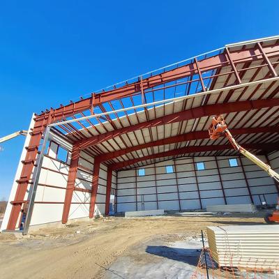 China Prefab Steel Structure Workshop Warehouse Clear Span Building 50 Year Life 12 Wind Grade for sale