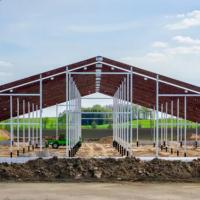 China Prefabricated Steel Structure Livestock Building Poultry Farm Barn Animal Husbandry Shed Custom Design Q345 for sale
