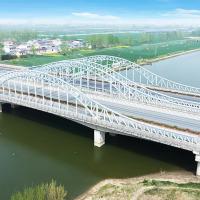 China Prefabricated Modular Steel Truss Bridge 50-160m Span CE Certified for sale