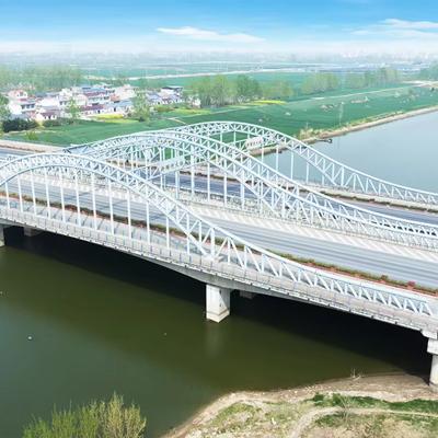 China Prefabricated Modular Steel Truss Bridge 50-160m Span CE Certified for sale