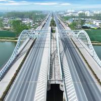 China Prefabricated Modular Steel Truss Bridge 50-160m Span CE Certified for sale