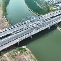 China Prefabricated Modular Steel Truss Bridge 50-160m Span CE Certified for sale