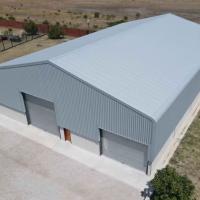China Anti Corrosion Paint Prefabricated Steel Structure Hangar Warehouse 40-50 Year Life for sale