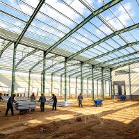 China Anti Corrosion Paint Prefabricated Steel Structure Hangar Warehouse 40-50 Year Life for sale