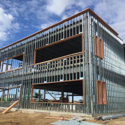 China Modular Steel Frame School Building Prefabricated Classroom with C Purlin 20m Span for sale